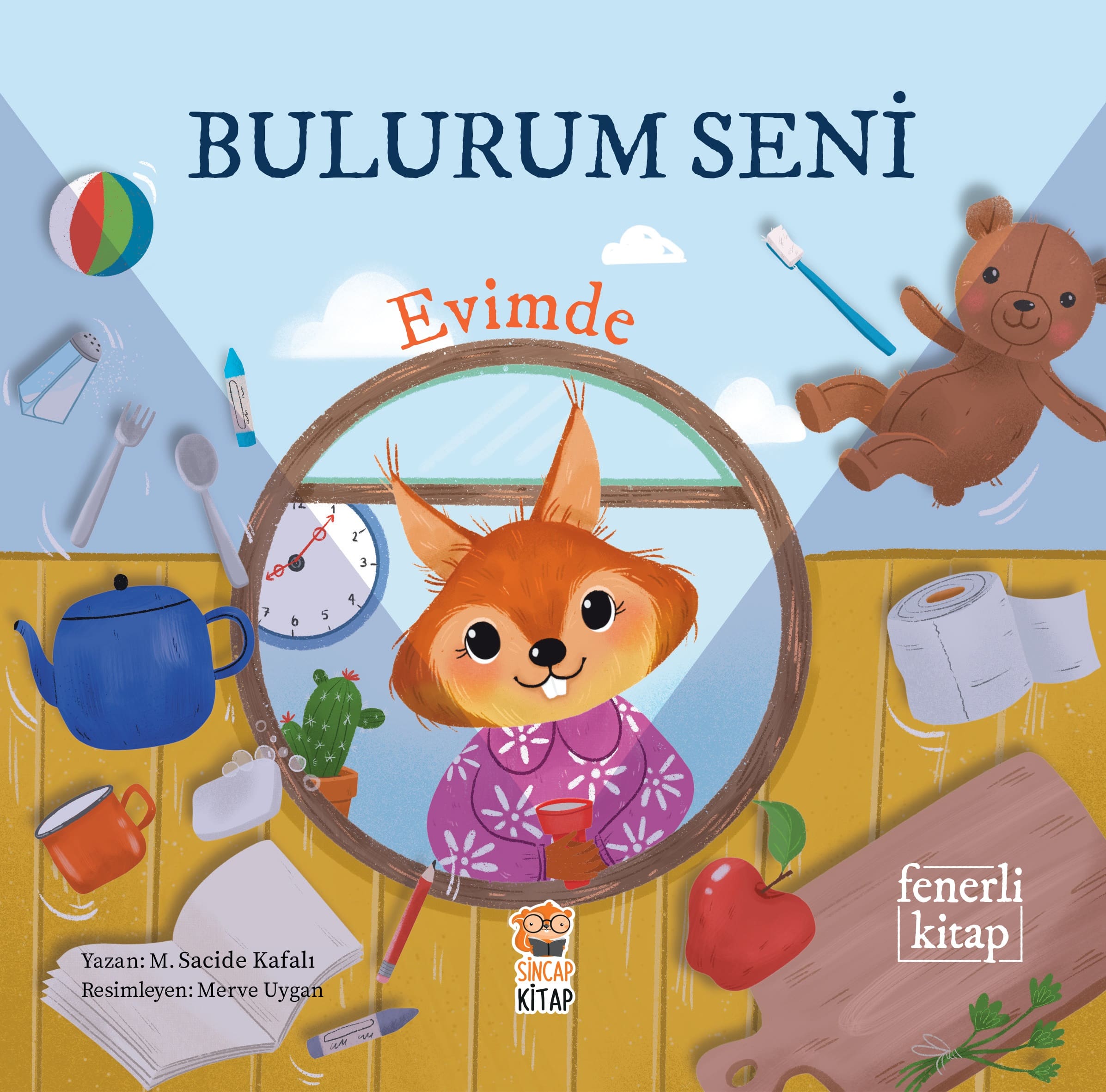 Bulurum Seni Evimde (Hareketli Kitap) | Okul Öncesi Kitap - cocukokur.com